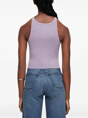 RE/DONE X Hanes Cropped Ribbed Tank Top