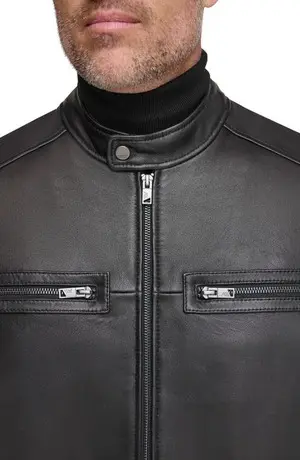Andrew Marc Leather Moto Jacket