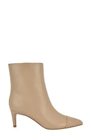 Calvin Klein Pointed Toe Bootie - Natural