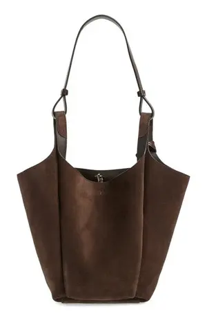 TOD'S Small Api Suede Shoulder Bag