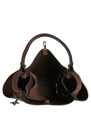 TOD'S Small Api Suede Shoulder Bag