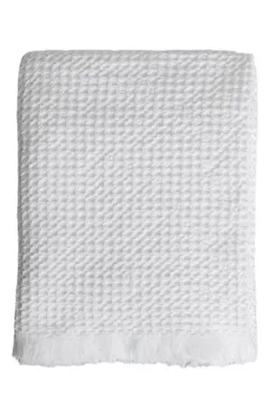 MUNGO Organic Belgian Waffle Bath Sheet - White