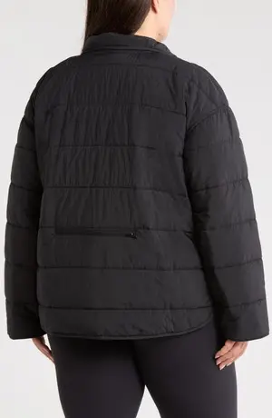 Zella Quilted Packable Jacket - Black