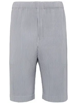 Issey Miyake August Pleated Shorts - Grey