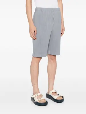 Issey Miyake August Pleated Shorts - Grey
