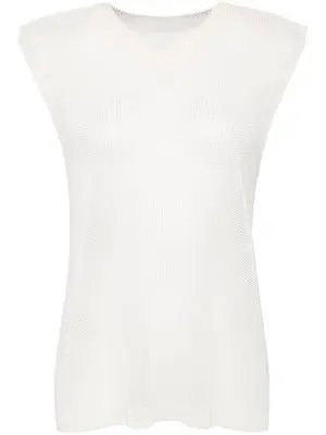 Issey Miyake Tatami July Tank Top - White