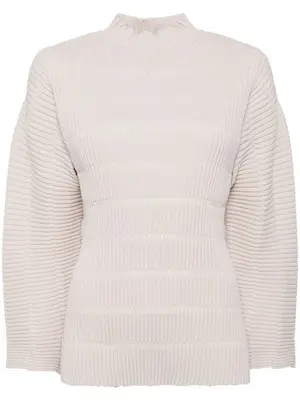 Issey Miyake Ribbed Sweaters For Women