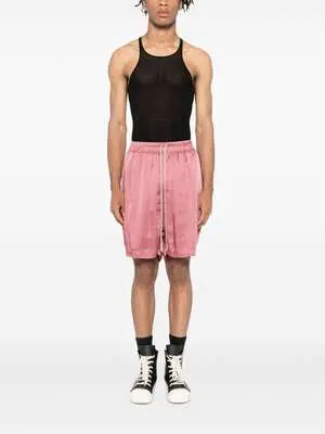 Rick Owens Mid Rise Shorts For Men