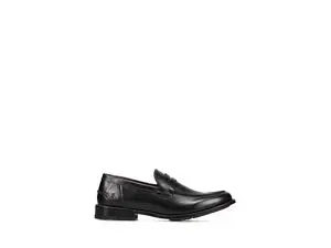 THE FRYE COMPANY Tyler Flex Penny Lace Up Wing Tip Shoes - Black