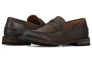 THE FRYE COMPANY Tyler Flex Penny Lace Up Wing Tip Shoes - Brown
