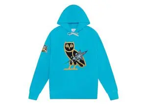 OVO X Scarborough Shooting Stars Og Hoodie - Ocean Blue