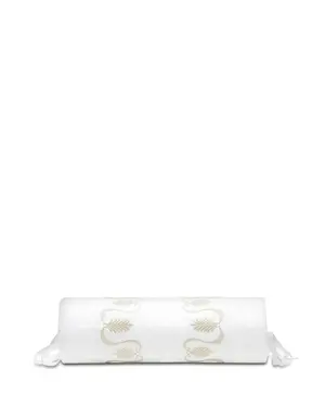 PRATESI Paolina Neckroll Sham - White/sage