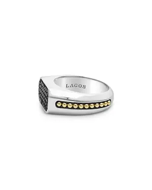 Lagos Anthem Two Tone Octagon Ring