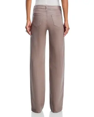L'Agence Clayton High-rise Wide-leg Jeans - Driftwood