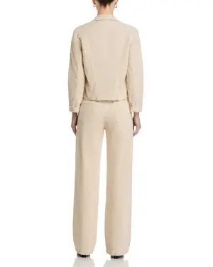 L'Agence Scottie Corduroy Jeans - French Vanilla