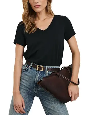Rails V-neck Short Sleeve Tee