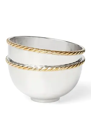 REED & BARTON Roseland Nut Bowl, Set Of 2 - No Color