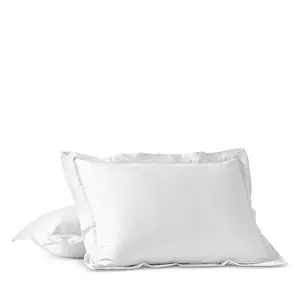 COYUCHI Cloud Soft Sateen Standard Sham White
