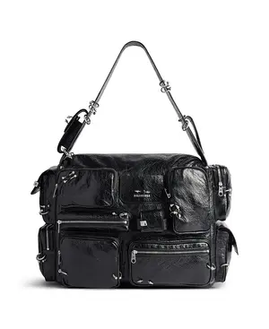 Balenciaga Superbusy Large Sling Bag - Black