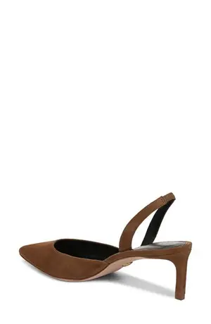 Veronica Beard Caroline Slingback Kitten Heel Pumps - Hazelwood