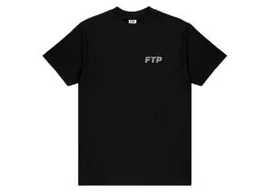 FTP Rhinestone Logo Tee Shirt - Black