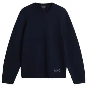 A.p.c. Crew Neck Sweaters For Men