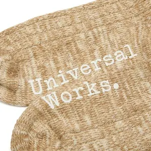 Universal Works Slub Sock - Dark Sand