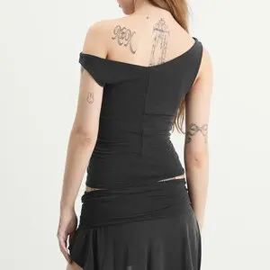 PEACHY DEN Kylie Top - Graphite