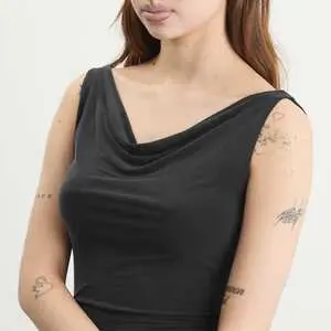 PEACHY DEN Kylie Top - Graphite