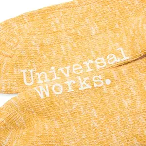 Universal Works Slub Socks - Yellow