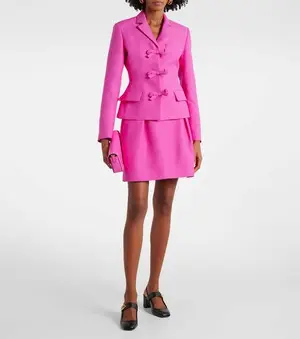 Valentino Garavani Crepe Couture Miniskirt
