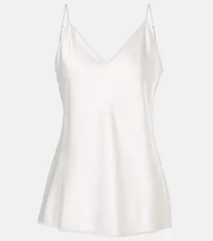 Max Mara Lucca Silk Satin Top
