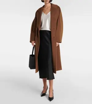 Max Mara Lucca Silk Satin Top