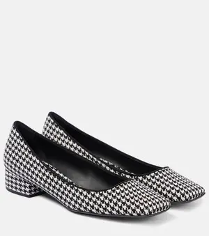 Dolce & Gabbana Houndstooth Pumps - Black