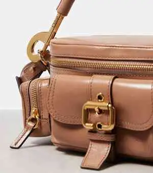 Chloé Small Leather Camera Crossbody Bag