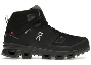 On Cloudrock 2 Waterproof Boots - Black/eclipse