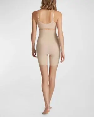 Commando Zone Smoothing High-rise Shorts - Beige