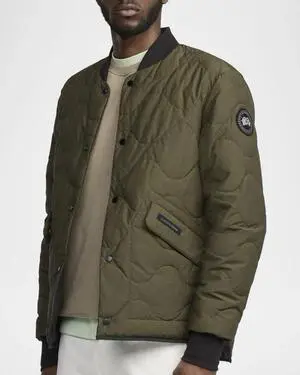 Canada Goose Boswell Reversible Liner Jacket - Milgrn/black