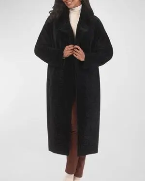 Gorski Gorski Reversible Shearling Coat Black