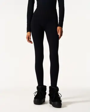 Perfect Moment Seamless Thermal Legging - Black