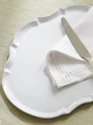ASTIER DE VILLATTE Large Rome Glazed Ceramic Dinner Plate