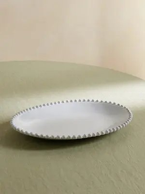 ASTIER DE VILLATTE Adelaide Large Ceramic Platter - White