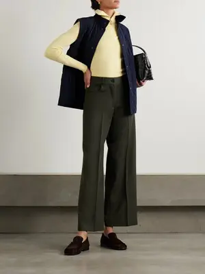 Purdey Seymour Pleated Wool-twill Wide-leg Trousers
