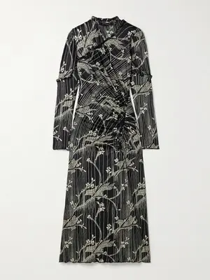 Sea Sunniva Printed Stretch-jersey Midi Dress