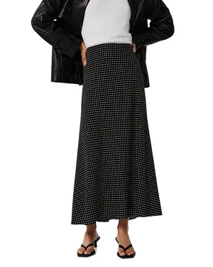 Polka Dot Maxi Skirts