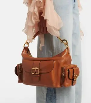 Chloé Medium Leather Camera Bag - Brown