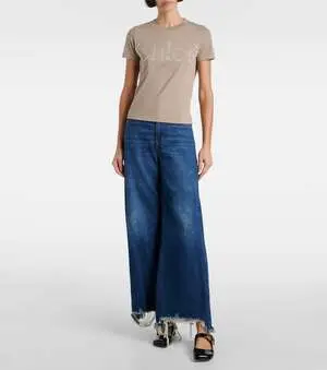 Chloé Polly Patent Leather Mary Jane Flats - Black