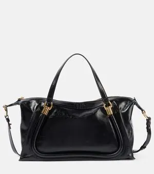 Chloé Chloé Paraty 24 Medium Shoulder Bag Black