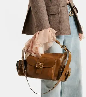 Chloé Small Leather Camera Bag - Green