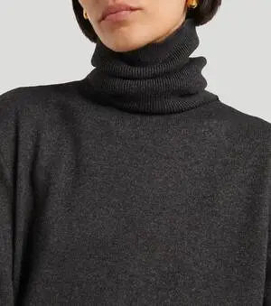 Givenchy Asymmetric Wool Sweater Dress - Grey
